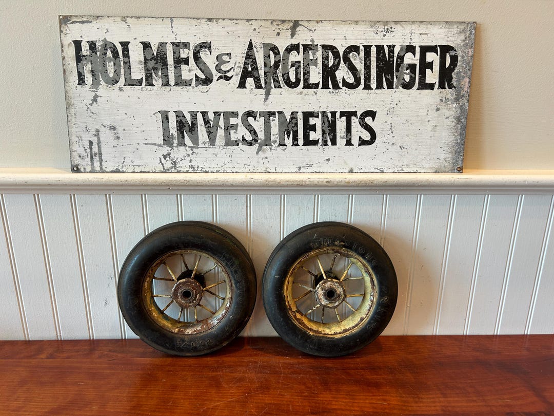 Vintage Firestone Wheels - Small Vintage Cart Wagon Wheels, Buggy ...