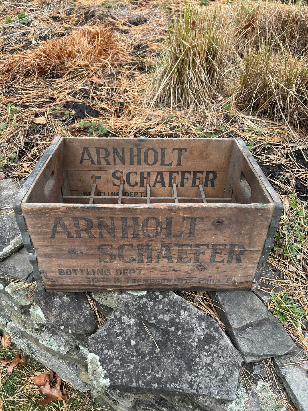 Vintage Beer Crate - Arnholt Schaefer - Pre-prohibition Beer Crate ...