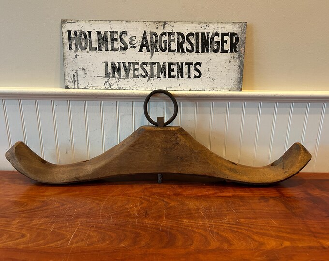 Vintage Wooden Yoke - Antique Yoke - Old Wooden Yoke - Ox Yoke ...