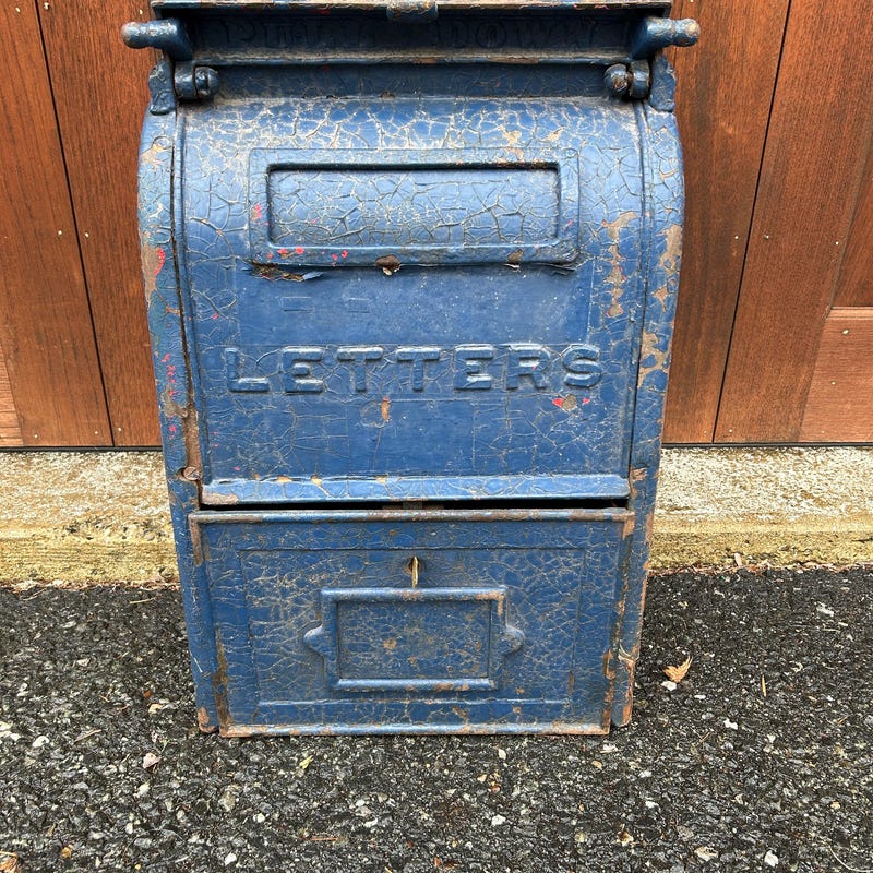 Iron Mailbox - Etsy