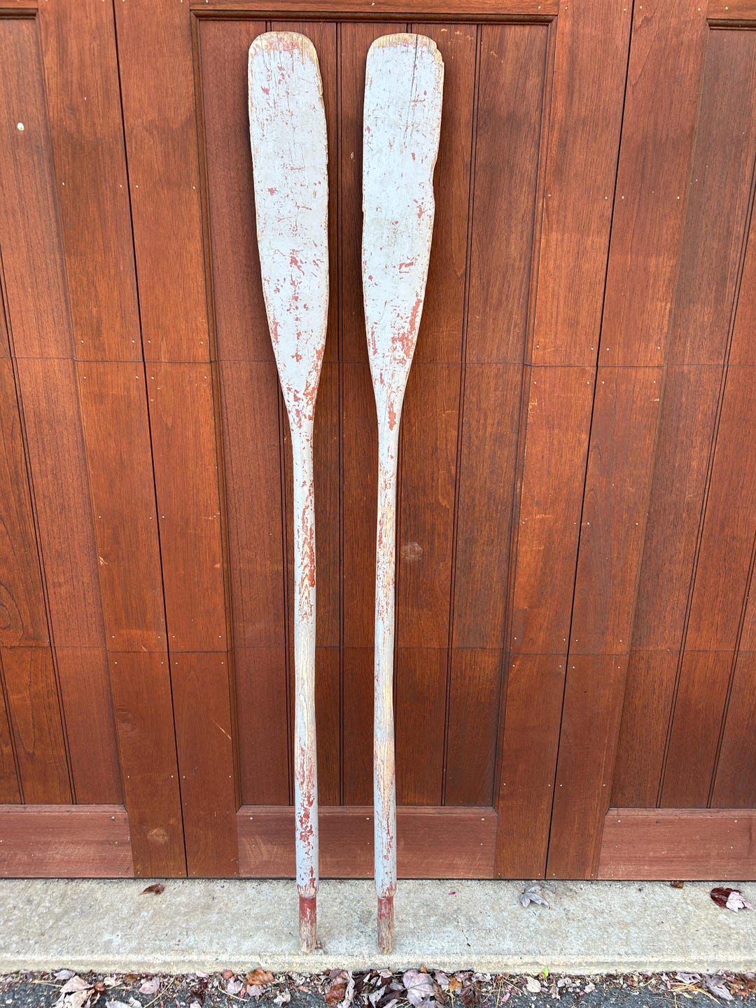 Vintage Wooden Oars - Pair of Vintage Oars - Row Boat Oars - Vintage ...