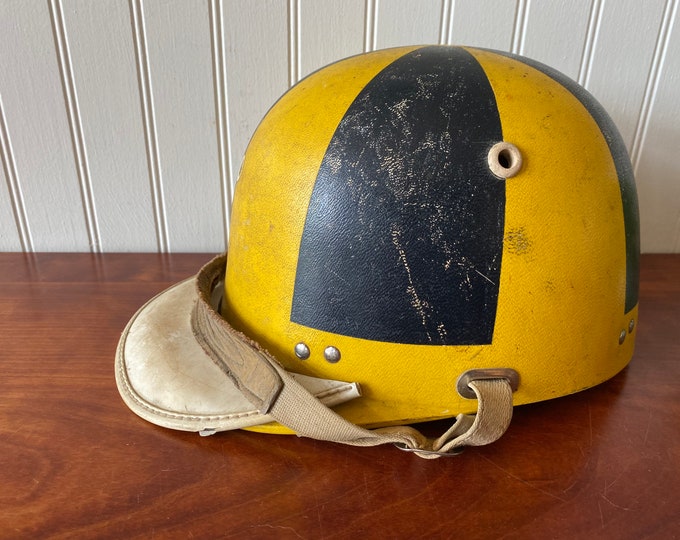 Vintage Horse Racing Helmet Jockey Helmet Vintage Horse Racing ...