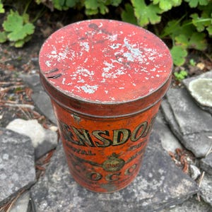 Vintage Cocoa Tin - Vintage Bensdorp Cocoa Tin - Vintage Country Store ...