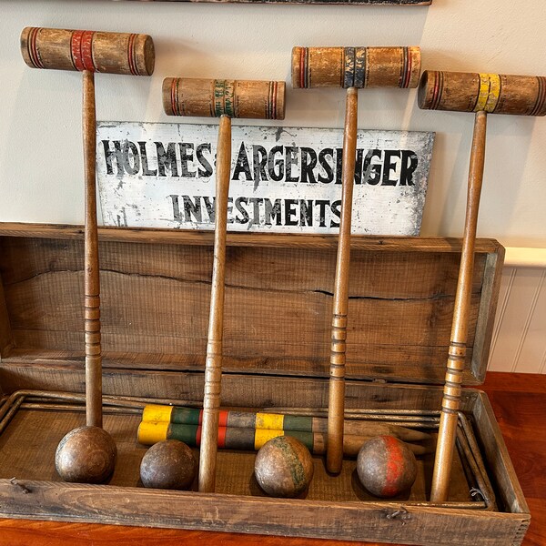 Croquet Set - Etsy