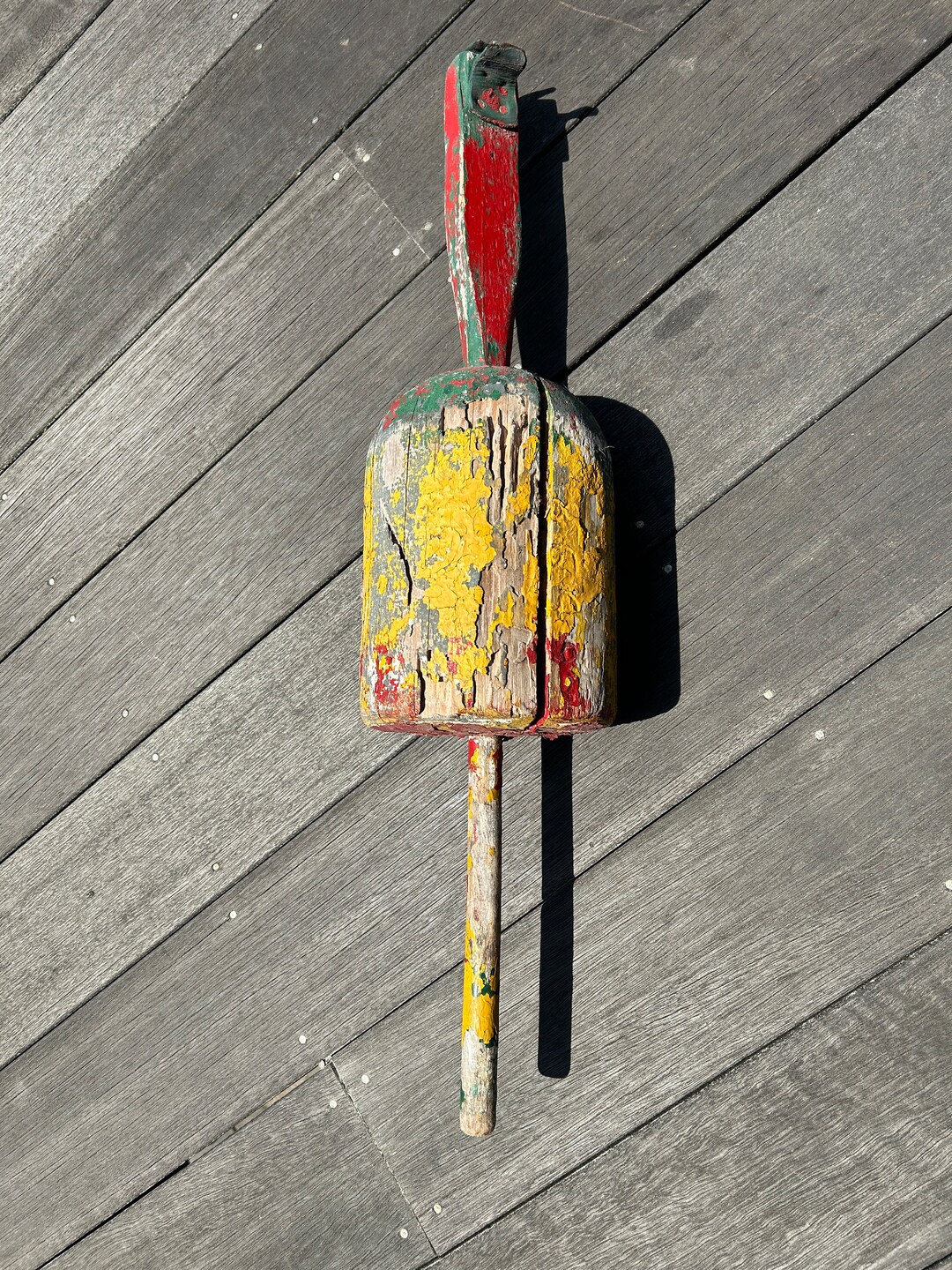 Vintage Lobster Buoy Original Old Lobster Buoy Antique Wooden Buoy Old ...