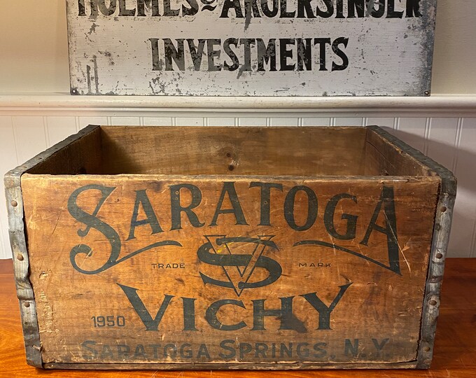 Vintage Crate - Saratoga Vichy Spring Company Saratoga Springs NY ...