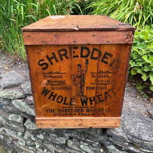 Antique Shredded Wheat Box - Etsy