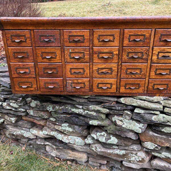 Card Catalog Cabinet - Etsy