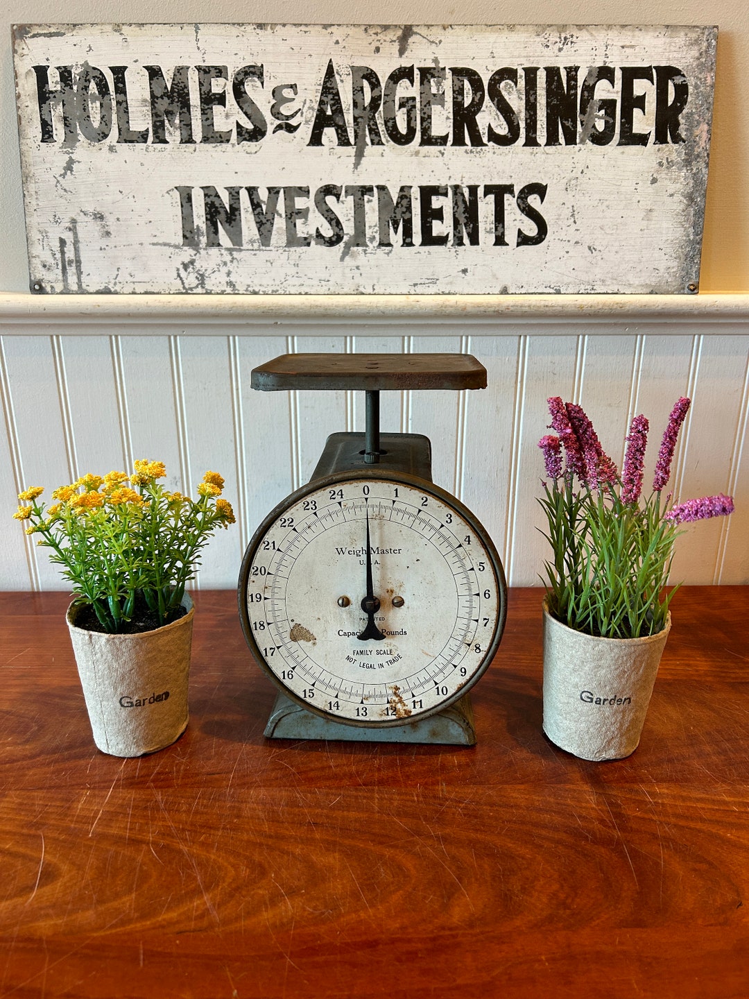 Blue Vintage Scale Vintage Weigh Master Family Scale Vintage Kitchen ...