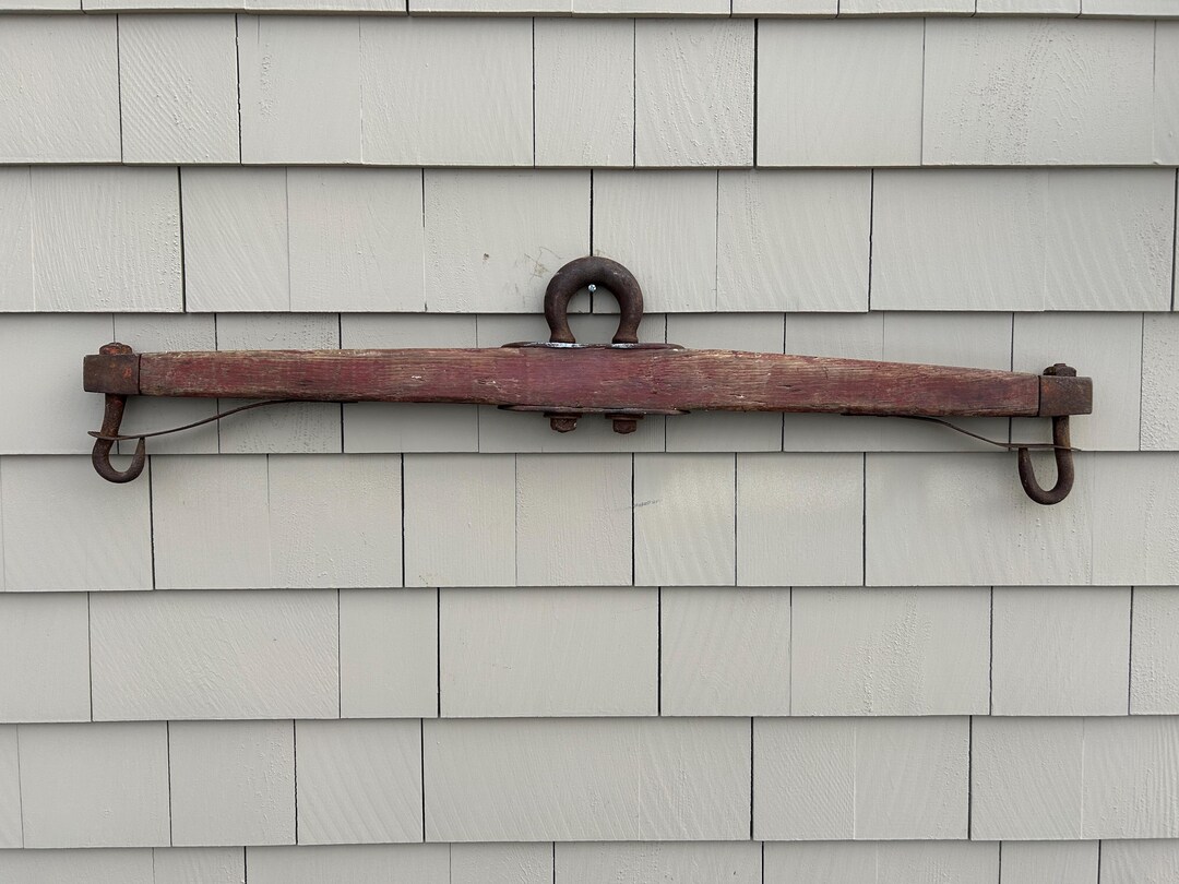 Vintage Wooden Yoke Antique Yoke - Old Wooden Yoke - Ox Yoke - Vintage ...