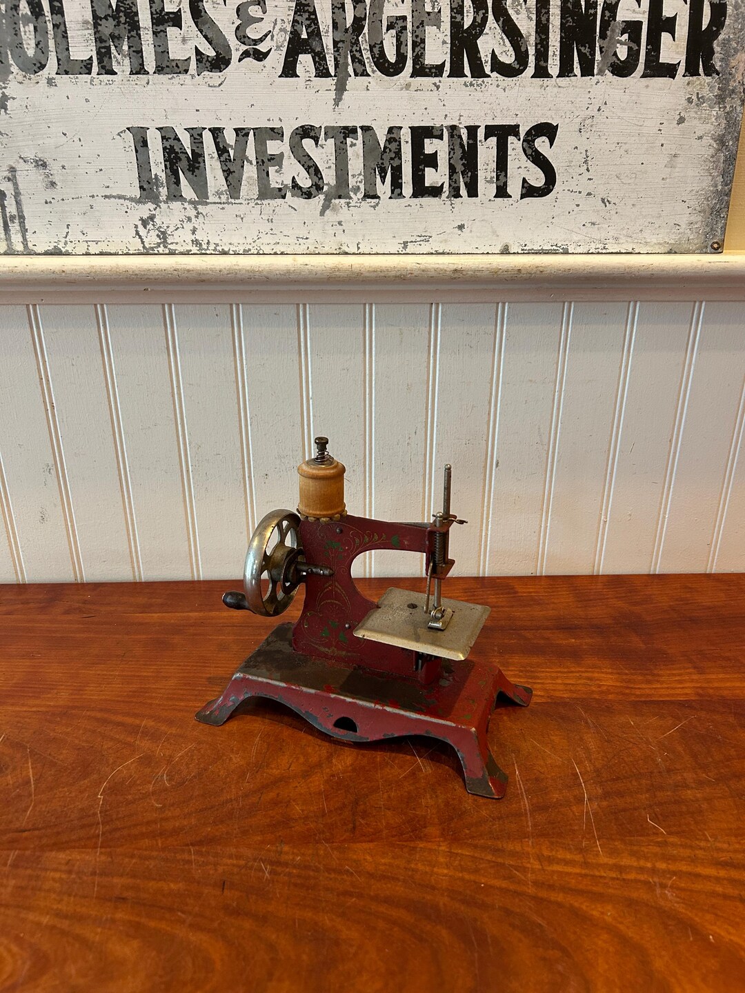 Vintage Casige Toy Sewing Machine – 1920s German Miniature, Working ...