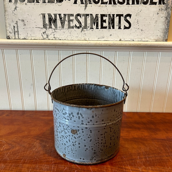 Enamel Bucket - Etsy