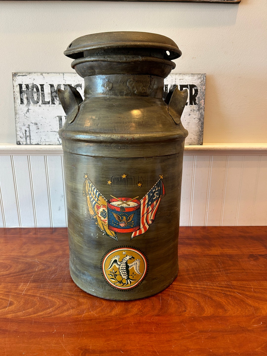 Vintage Milk Can Concord Dairy Inc Concord New Hampshire Milk Can NH ...