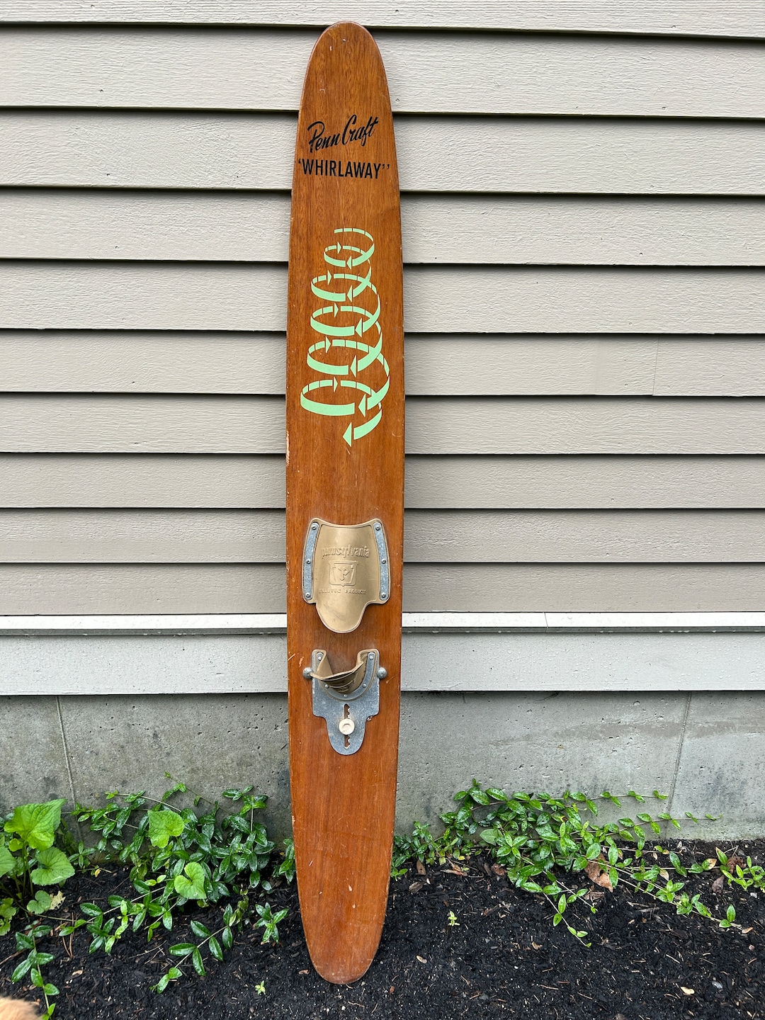 Vintage Water Ski - Vintage Penn Craft Water Ski Water Skis Vintage ...