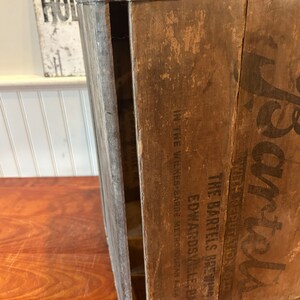 Vintage Wooden Beer Crate 1940 1950 Beer Crate Bartels Brewing ...