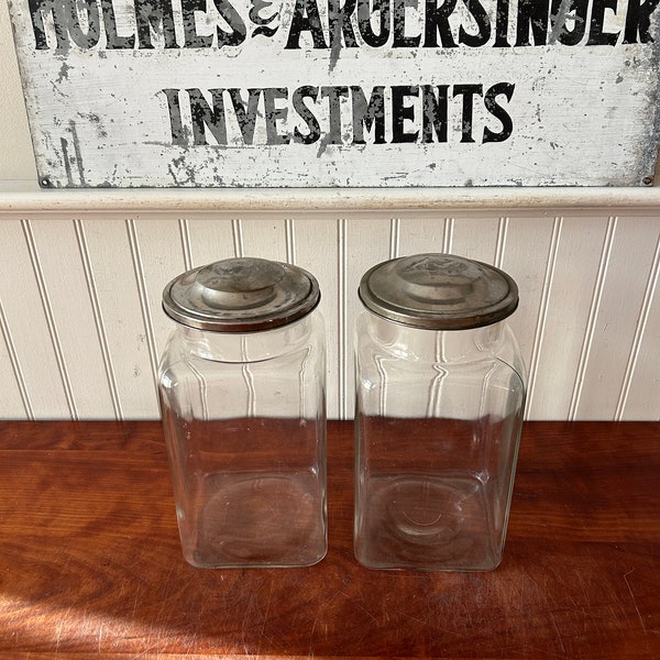 Glass Penny Candy Jar - Etsy