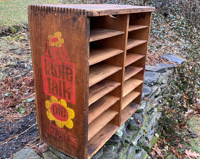 Vintage Table Talk Pie Cabinet - Vintage Table Talk Pie Crate ...