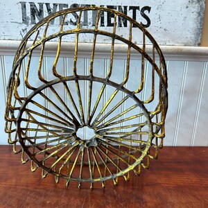 Antique Clam Basket Metal Egg Basket Vintage Clamming Basket Vintage ...