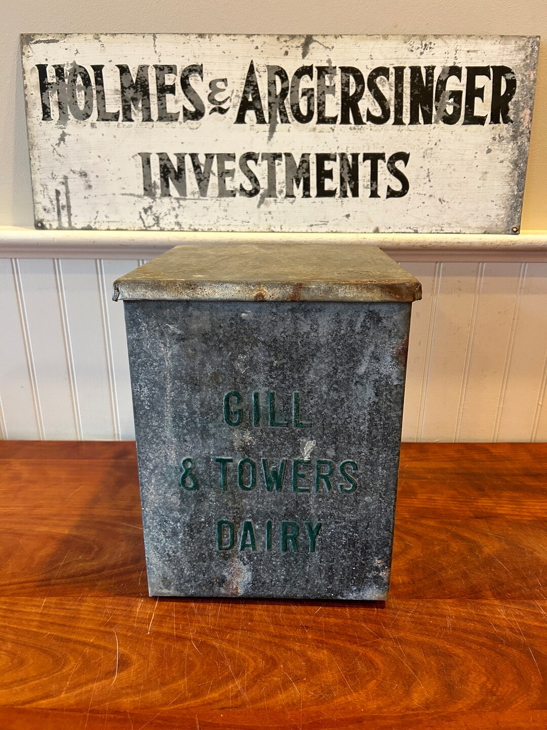 Vintage Milk Box Vintage Gill and Towers Dairy Corinth New York Dairy ...