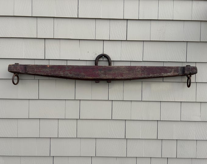 Vintage Wooden Yoke Antique Yoke - Old Wooden Yoke - Ox Yoke - Vintage ...