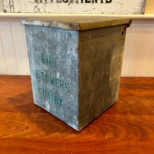 Vintage Milk Box Vintage Gill and Towers Dairy Corinth New York Dairy ...