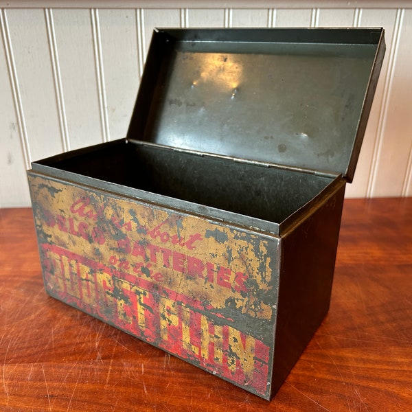 Antique Battery Box - Etsy
