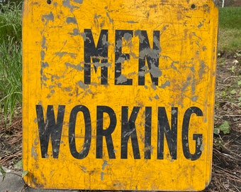 Construction Metal Sign - Etsy