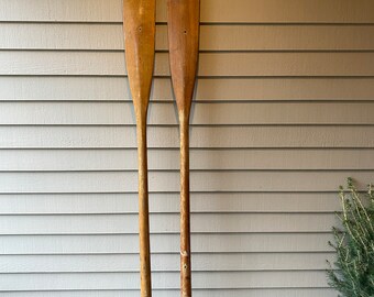 Wood Row Boat Oars - Etsy
