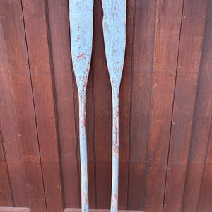 Vintage Wooden Oars - Pair of Vintage Oars - Row Boat Oars - Vintage ...
