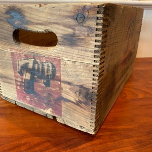 Vintage Wooden Crate Wood Crate Seven up Beverage Crate Box - Etsy