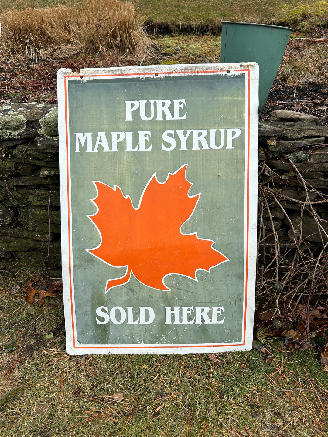 Vintage Metal Sign Vintage Maple Syrup Sign Vintage Farm Sign Vintage ...