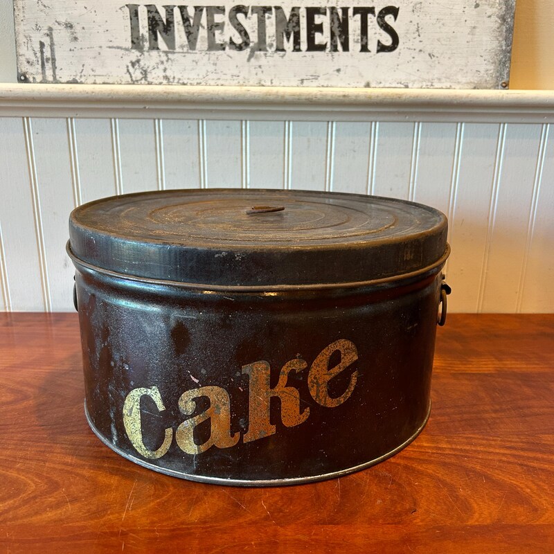 Vintage Cake Tin - Etsy