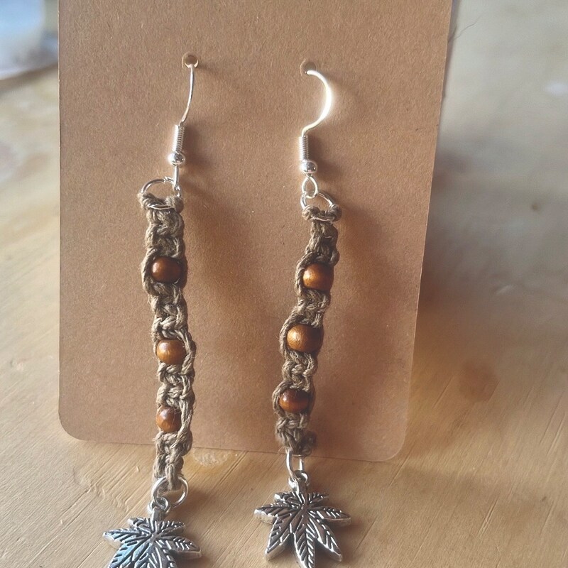 Hemp Earrings - Etsy