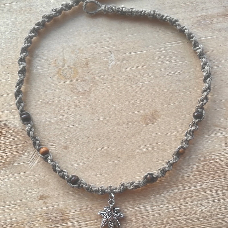 Hemp Choker Necklace - Etsy