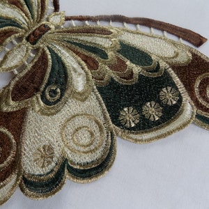 Extra Large Butterfly Applique, 35 Cm Wide, Pink and Brown Butterfly ...