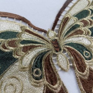 Extra Large Butterfly Applique, 35 Cm Wide, Pink and Brown Butterfly ...