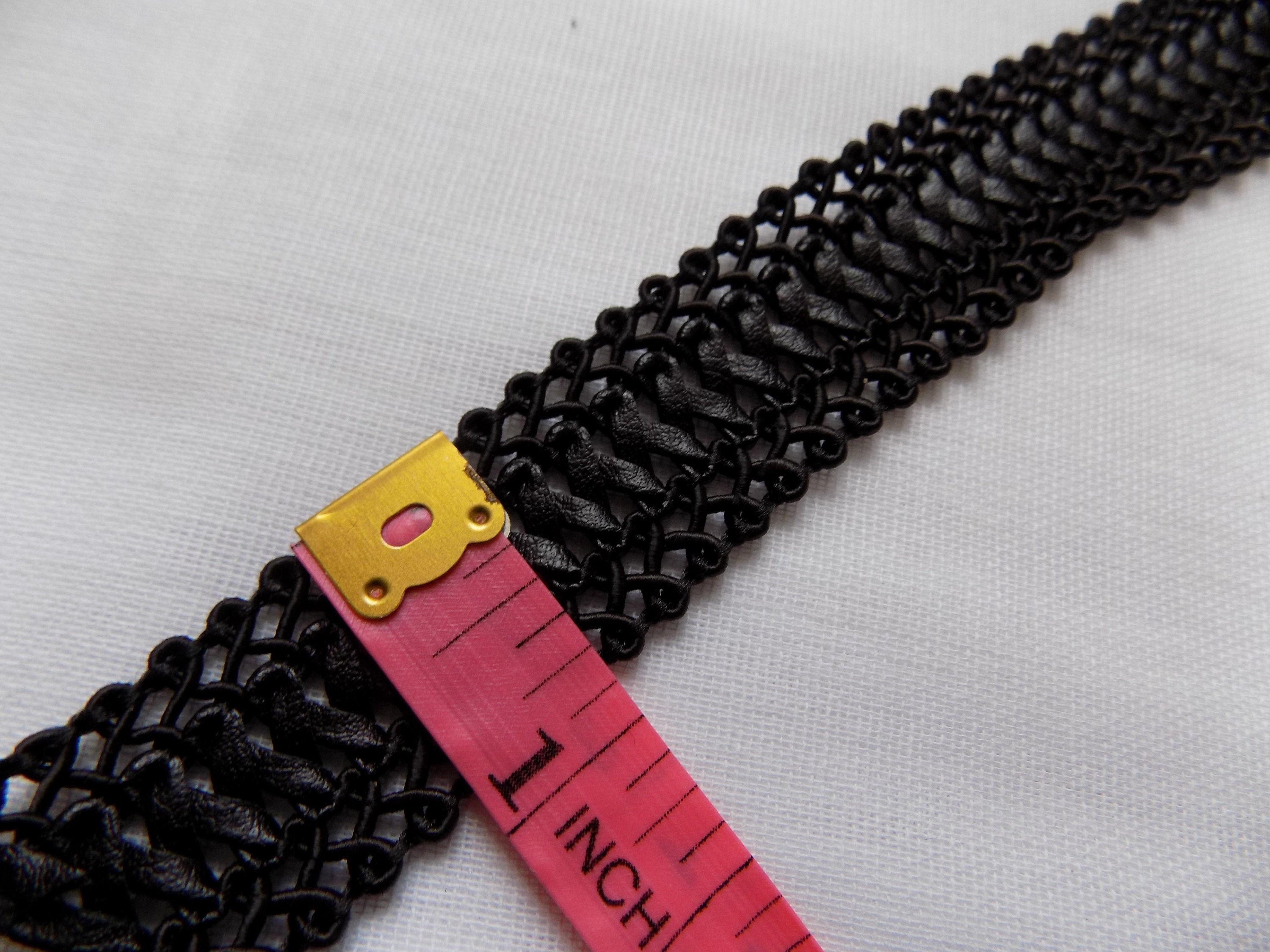 Black Faux Leather Ribbon PU Trim Plaited Faux Leather Tape - Etsy