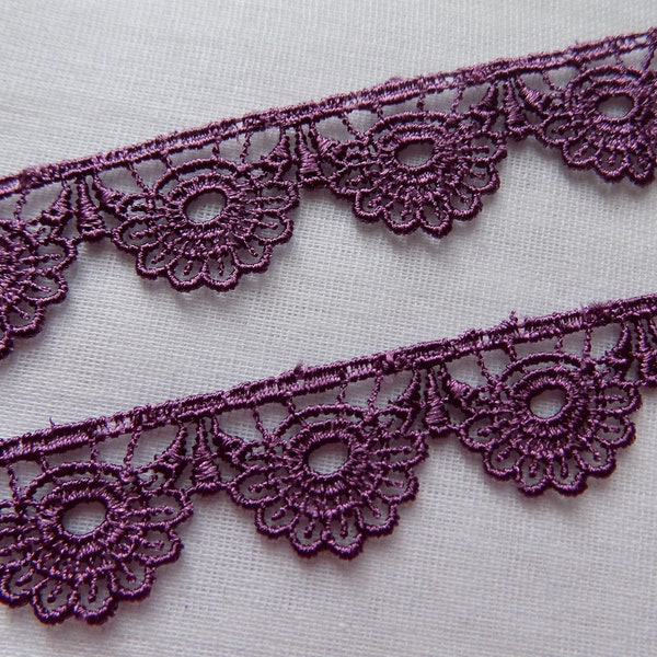 Purple Lace Fabric - Etsy