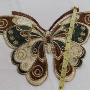 Extra Large Butterfly Applique, 35 Cm Wide, Pink and Brown Butterfly ...