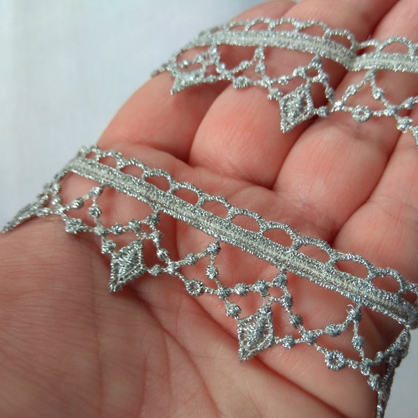 Silver Lace Trim - Etsy