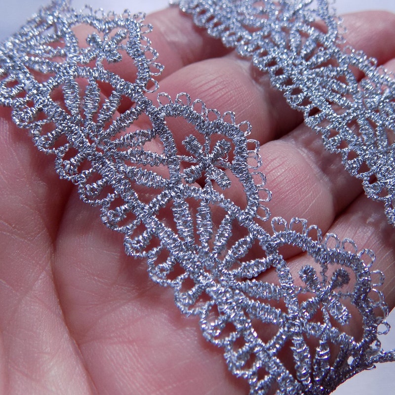Silver Lace Trim - Etsy