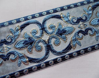 Blue Curtain Trim | Etsy