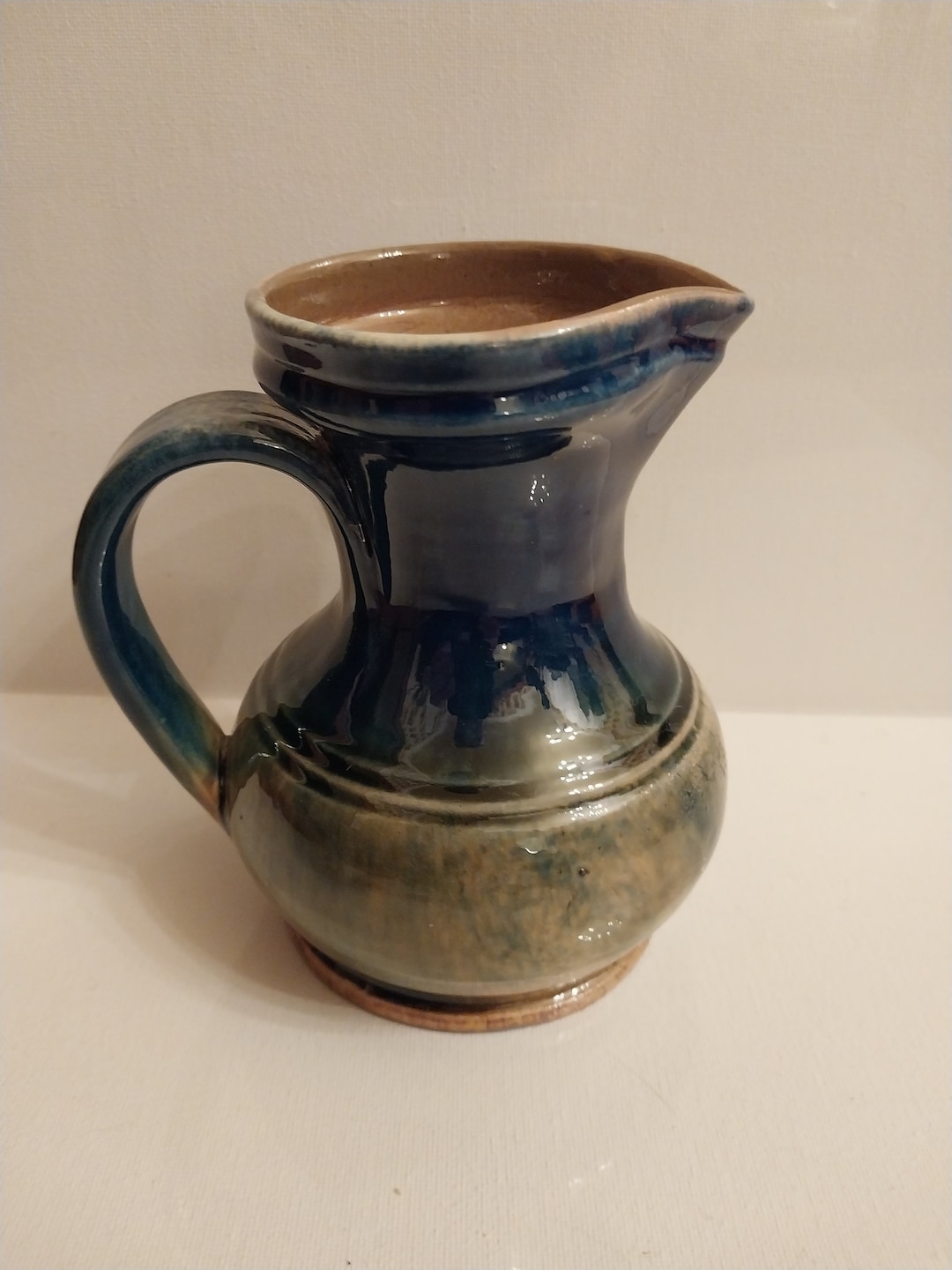 Blue/ Green Milk Pitcher - Etsy