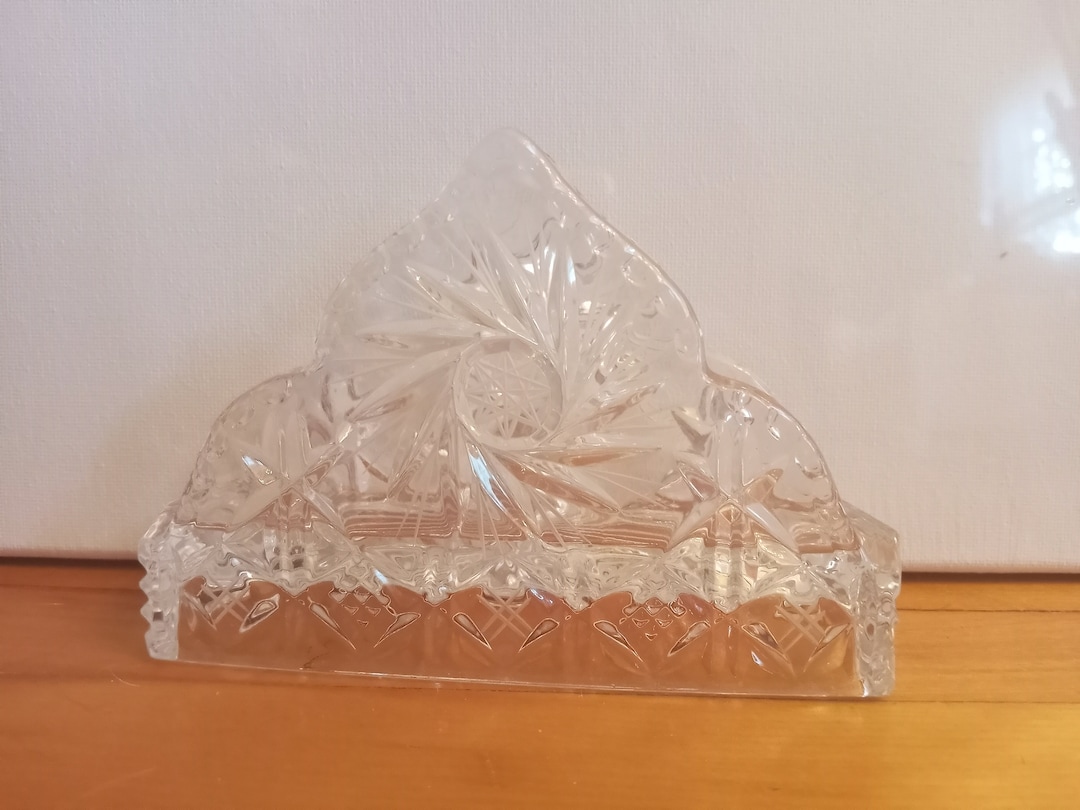 Pinwheel Crystal Napkin Holder - Etsy