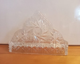CRYSTAL NAPKIN HOLDER Pinwheel Lead Crystal Made in Poland - Etsy