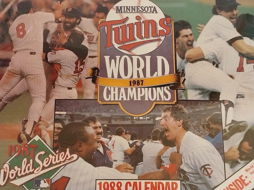 Minnesota Twins 1987 World Series Calendar - Etsy