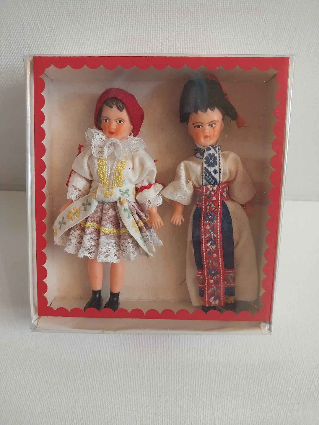 Poupées Folkloriques Du Costume National Tchèque Etsy France