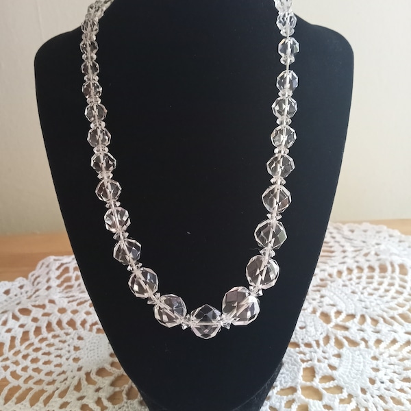 Rock Crystal Necklace - Etsy