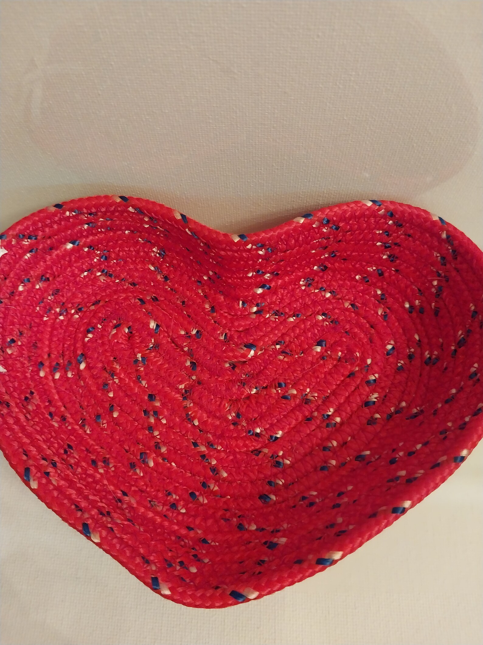Heart-shaped Rope Bowl - Etsy