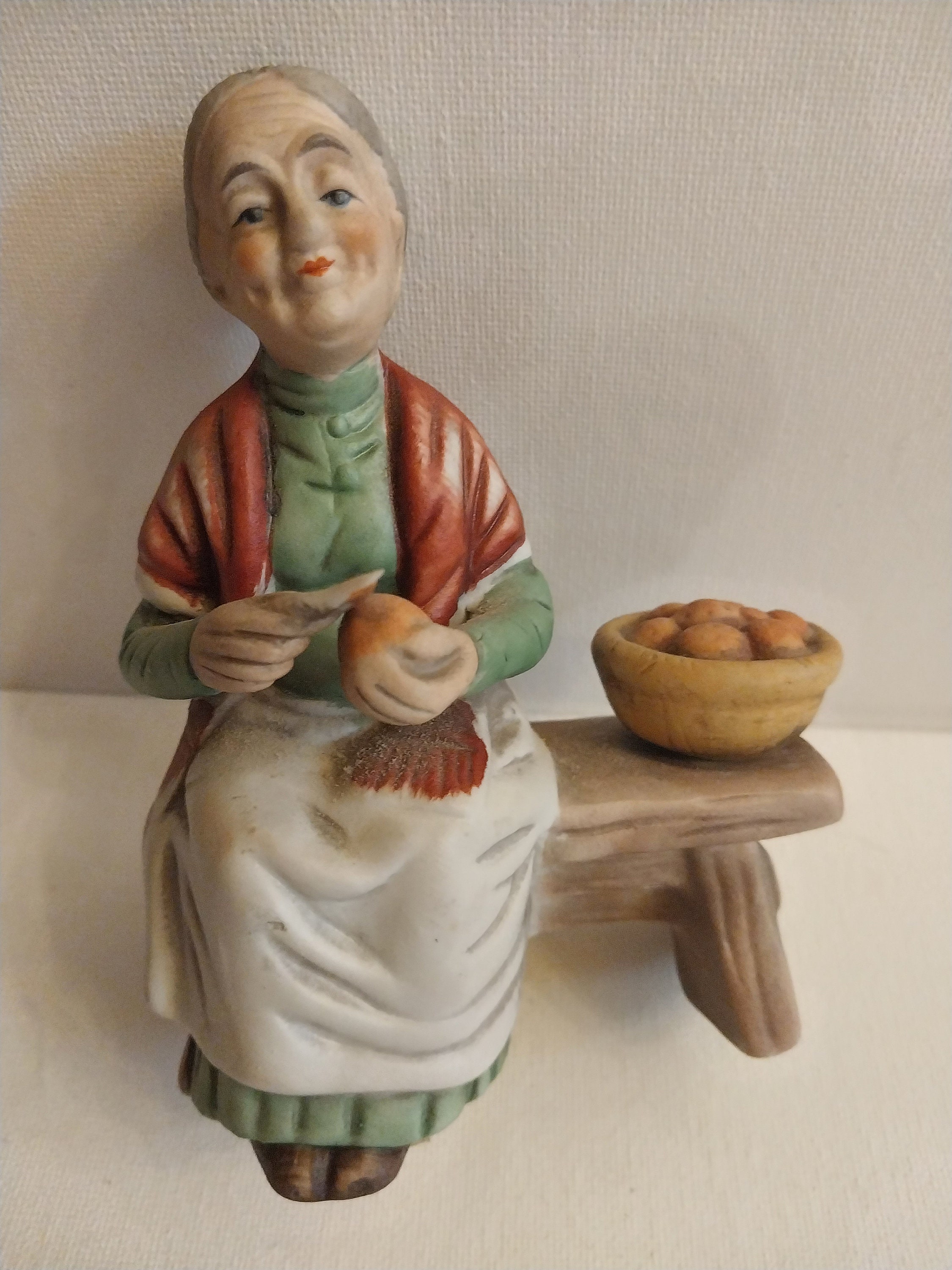 Old Woman Peeling Peaches - Etsy